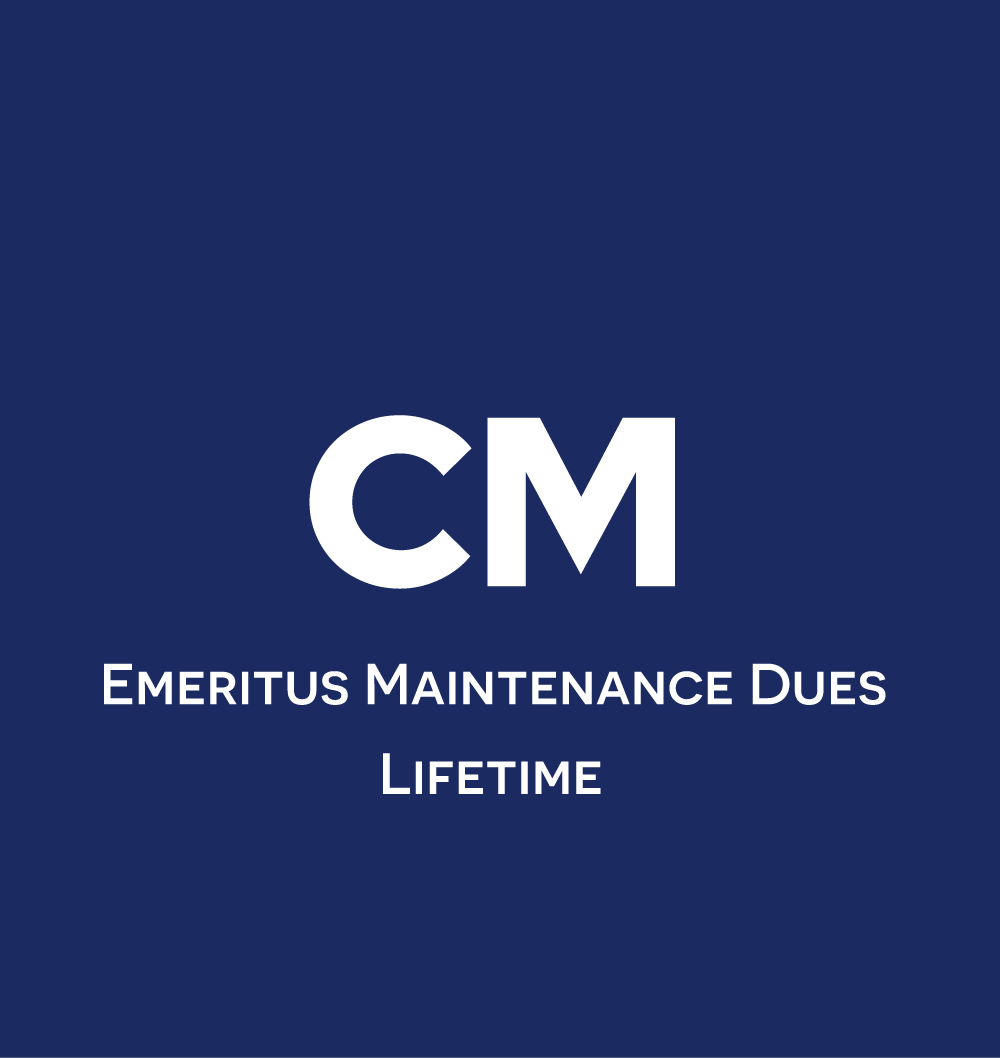 CM Emeritus Maintenance Dues - Lifetime - ICPM