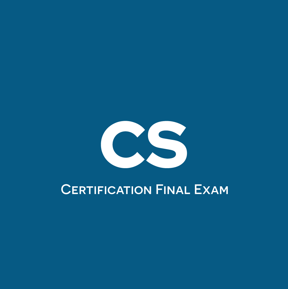 CS Certification Final Exam - ICPM