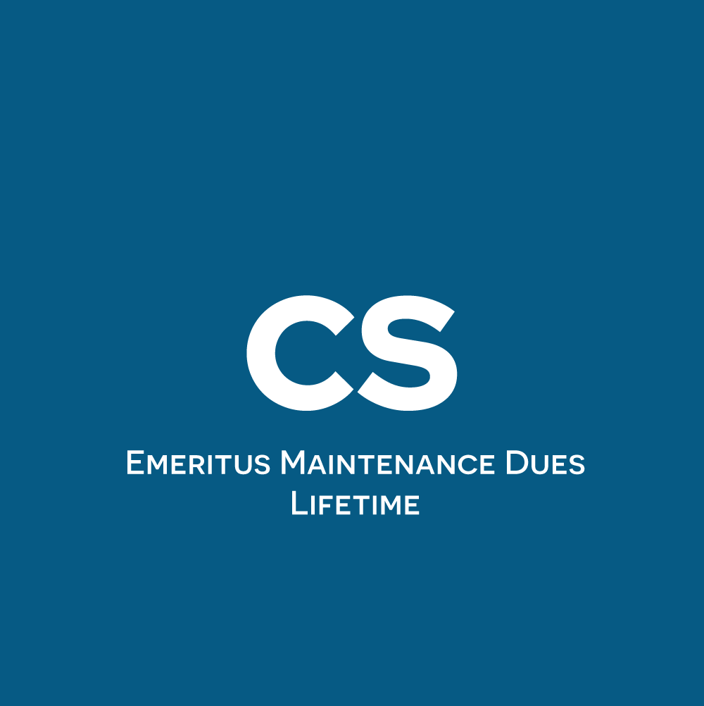 CS Emeritus Maintenance Dues - Lifetime - ICPM