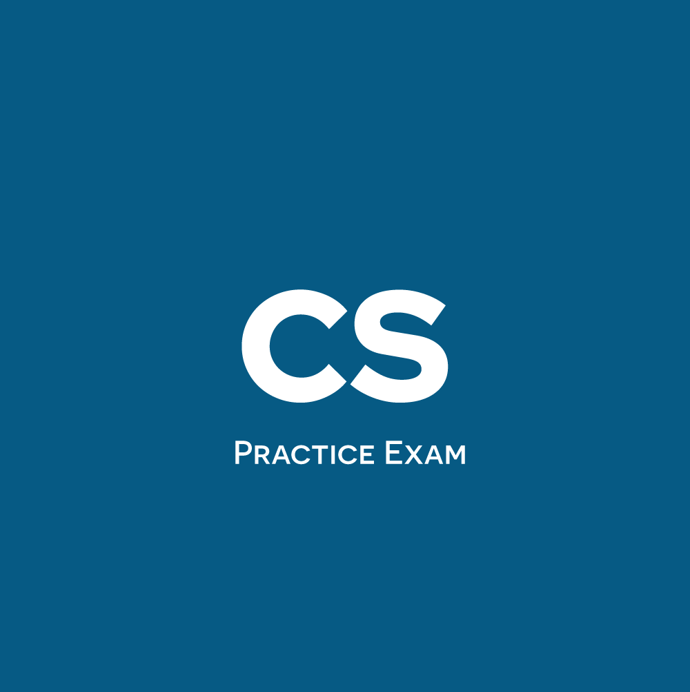 CS Practice Exam - ICPM