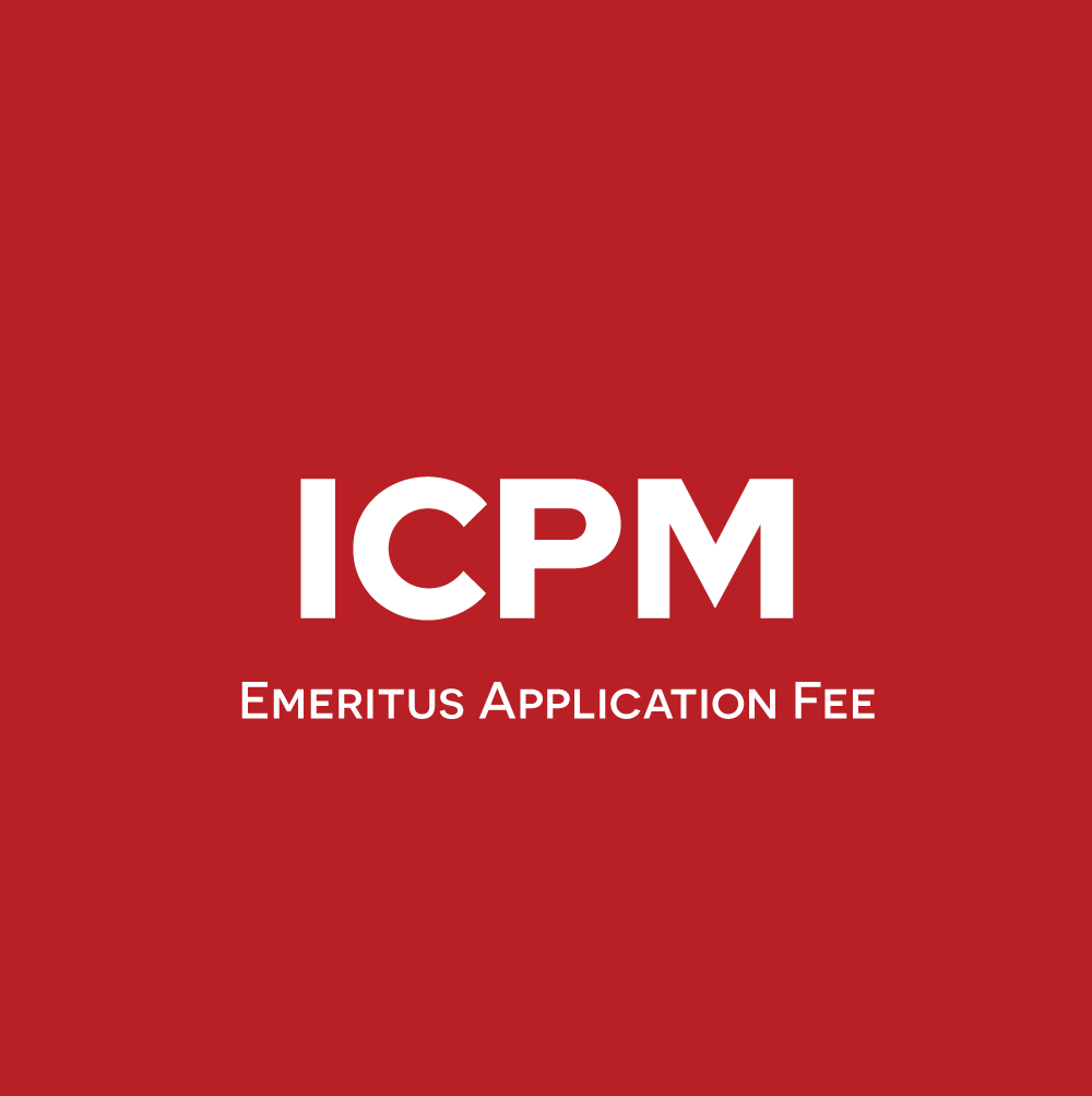 Emeritus Application Fee - ICPM